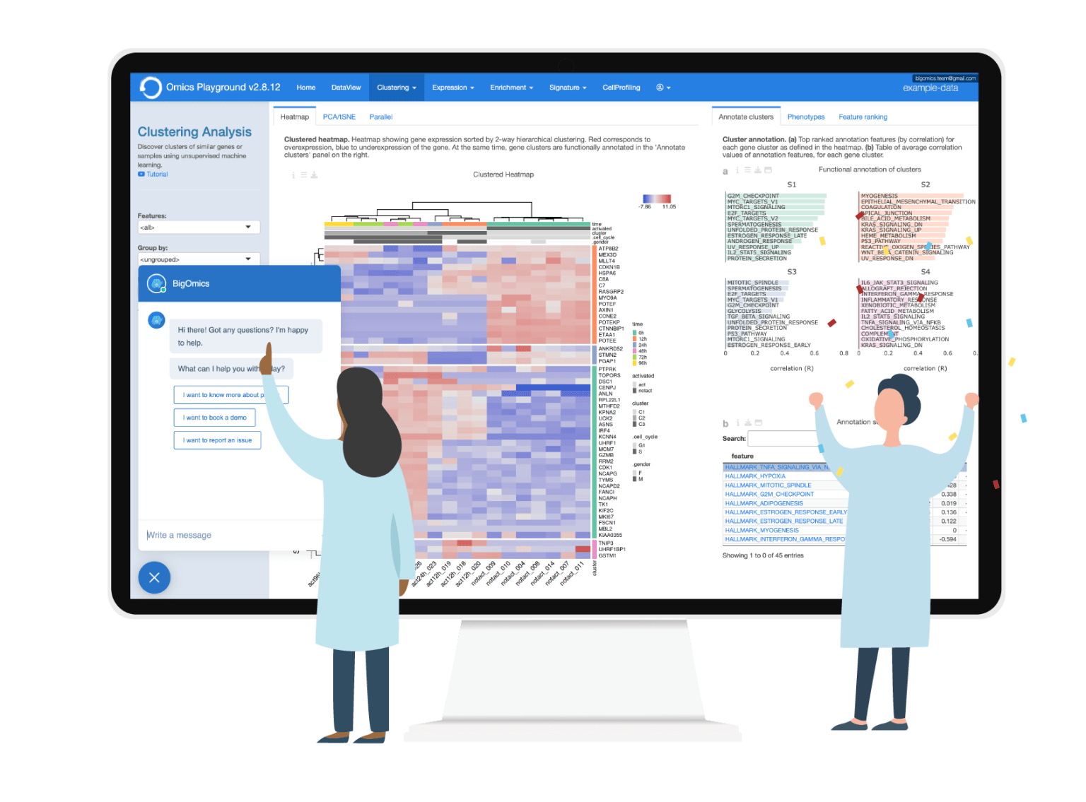 RNA-Seq and proteomics data analysis - BigOmics Analytics